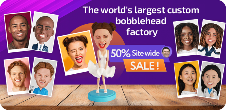 You bobble – Smile! A 3D Caricature of You